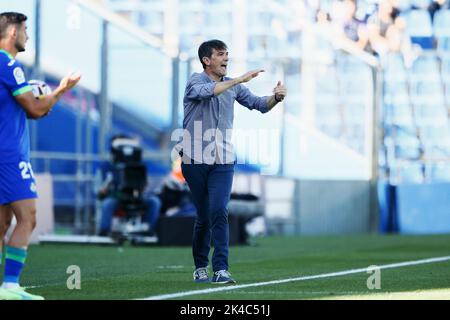 Getafe, Spain. 1st Oct, 2022. Sergio Leon (Valladolid) Football/Soccer ...