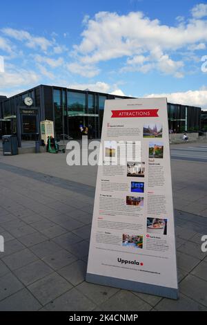 View at Uppsala station Stock Photo - Alamy