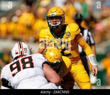 Baylor quarterback Blake Shapen during an NCAA college football game on ...