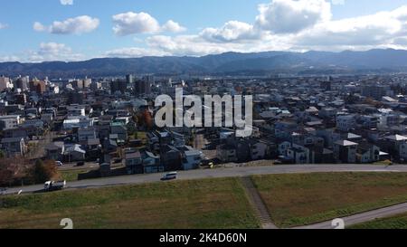 Scenic view of the Natchez city with residential buildings in ...