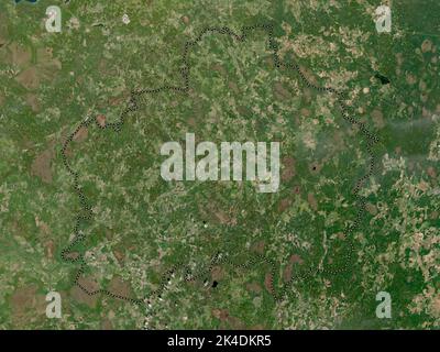 Rapla, county of Estonia. Low resolution satellite map. Locations and ...