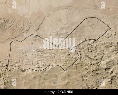 Dire Dawa, city of Ethiopia. Low resolution satellite map. Corner ...