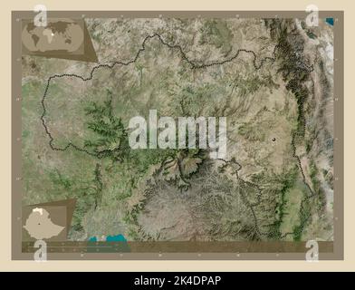 Tigray, state of Ethiopia. High resolution satellite map Stock Photo ...