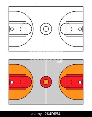 Nba Basketball Court Diagram