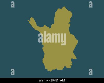 Lapland, region of Finland. Solid color shape. Locations of major ...