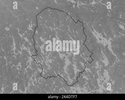 North Savonia, region of Finland. Elevation map colored in wiki style ...