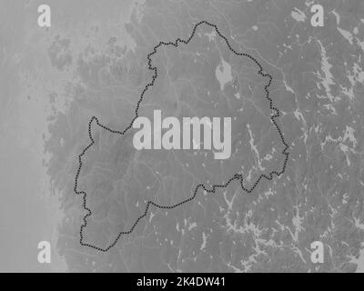 Southern Ostrobothnia, region of Finland. Elevation map colored in wiki ...