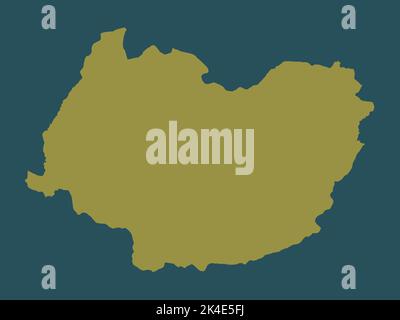 Imereti, region of Georgia. Solid color shape. Locations and names of ...