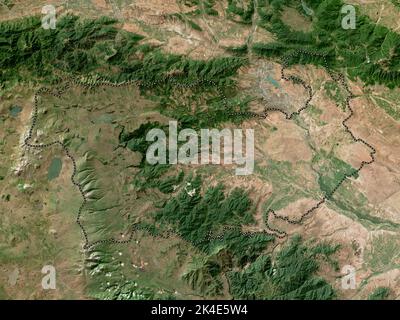 Kvemo Kartli, region of Georgia. High resolution satellite map ...