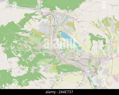 Tbilisi, independent city of Georgia. Open Street Map. Corner auxiliary ...