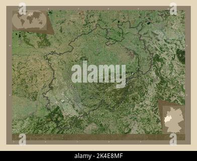 Nordrhein-Westfalen, state of Germany. High resolution satellite map ...