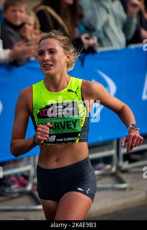 Womens Elite Rose Harvey (GBR) finishes tenth during the TCS London ...