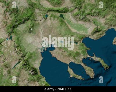 Central Greece, decentralized administration of Greece. High resolution ...