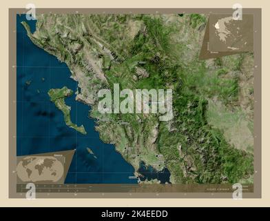 Epirus, decentralized administration of Greece. High resolution ...