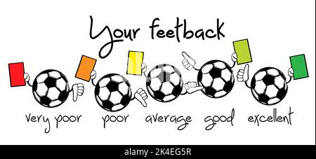 How do you rate our service, with football. Customer, satisfaction ...