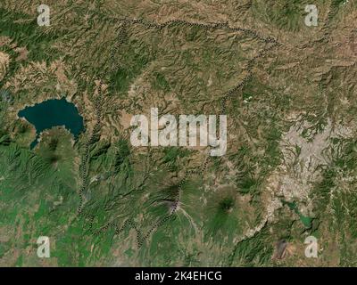 Chimaltenango, department of Guatemala. High resolution satellite map ...