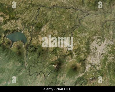 Chimaltenango, department of Guatemala. Low resolution satellite map ...