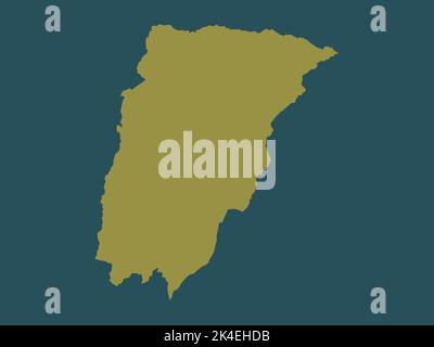 Chimaltenango, department of Guatemala. Solid color shape. Locations of ...