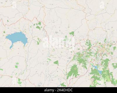 Chimaltenango, department of Guatemala. Open Street Map. Corner ...