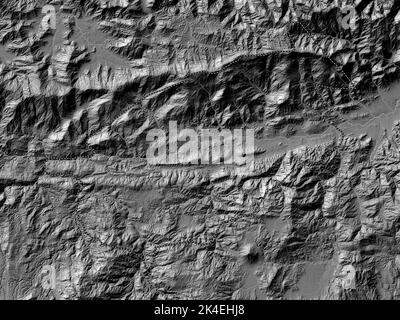 El Progreso, department of Guatemala. Elevation map colored in wiki ...