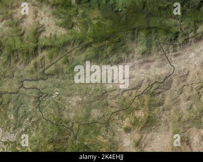 El Progreso, department of Guatemala. Low resolution satellite map ...