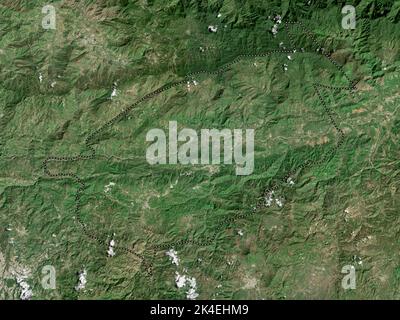 El Progreso, department of Guatemala. High resolution satellite map ...