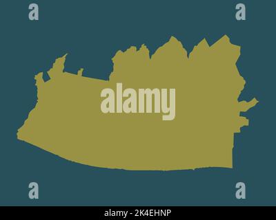 Escuintla, department of Guatemala. Solid color shape. Locations and ...