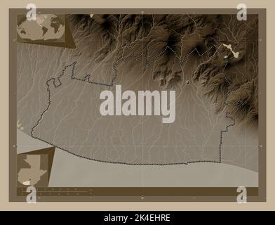 Map of Escuintla City in Guatemala Stock Photo - Alamy