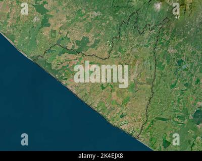 Retalhuleu, department of Guatemala. High resolution satellite map ...