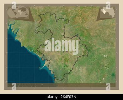 Kindia, region of Guinea. High resolution satellite map Stock Photo - Alamy