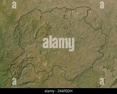 Labe, region of Guinea. Low resolution satellite map. Locations of ...