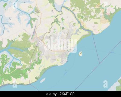 Bissau, autonomous sector of Guinea-Bissau. Diagram showing the ...