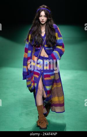 Chinese actress Xin Zhilei attends the closing ceremony of the 28th ...