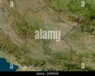 Centre, department of Haiti. Low resolution satellite map. Locations of ...