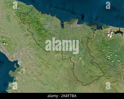 Nord, department of Haiti. High resolution satellite map. Locations of ...