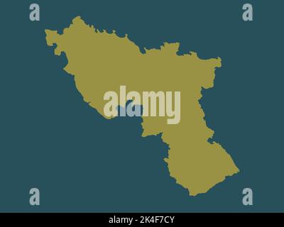 Nord, department of Haiti. Solid color shape. Locations and names of ...