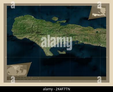 Sud, department of Haiti. High resolution satellite map Stock Photo - Alamy