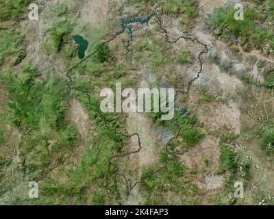 Comayagua, department of Honduras. High resolution satellite map ...