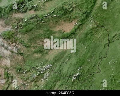 Olancho, department of Honduras. High resolution satellite map. Corner ...