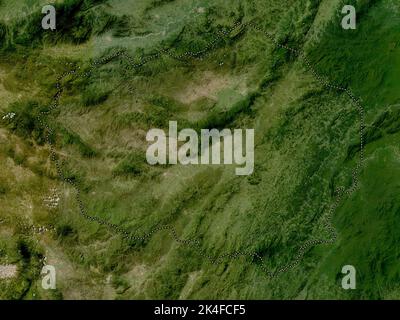 Olancho, department of Honduras. Low resolution satellite map ...