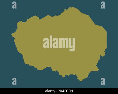 Olancho, department of Honduras. Solid color shape. Locations of major ...