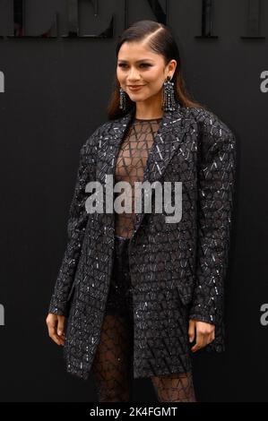 Zendaya attends the Valentino Womenswear Spring/Summer 2023 show as ...