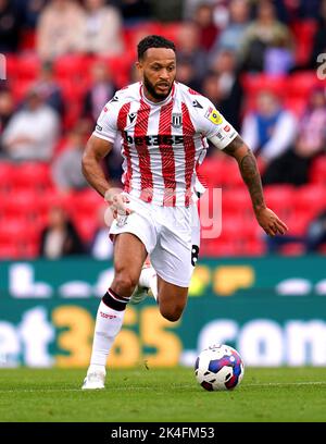 Stoke City's Lewis Baker during the Sky Bet Championship match at the ...