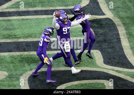 Minnesota Vikings defensive lineman Harrison Phillips is pictured on ...