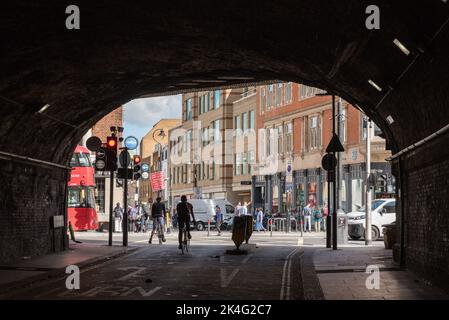 View of Lower Marsh, London, SE1 Stock Photo - Alamy