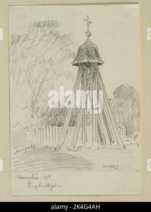 Drawing by Ferdinand Boberg. Småland, S. Möre hd., Ljungby sn., Bottorp ...