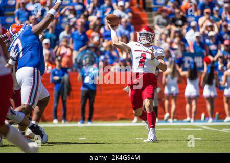 October 2, 2022: Florida Gators quarterback Jalen Kitna (11) aims for ...