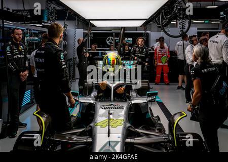 Singapore, Singapore. 02nd Oct, 2022. Lewis Hamilton (GBR) Mercedes AMG ...