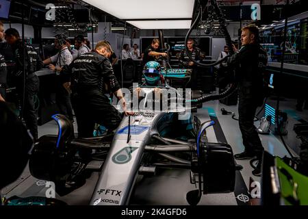Singapore, Singapore. 02nd Oct, 2022. George Russell (GBR) Mercedes AMG ...