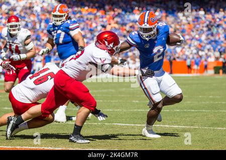 Florida running back Montrell Johnson Jr. (RB17) poses for a portrait ...